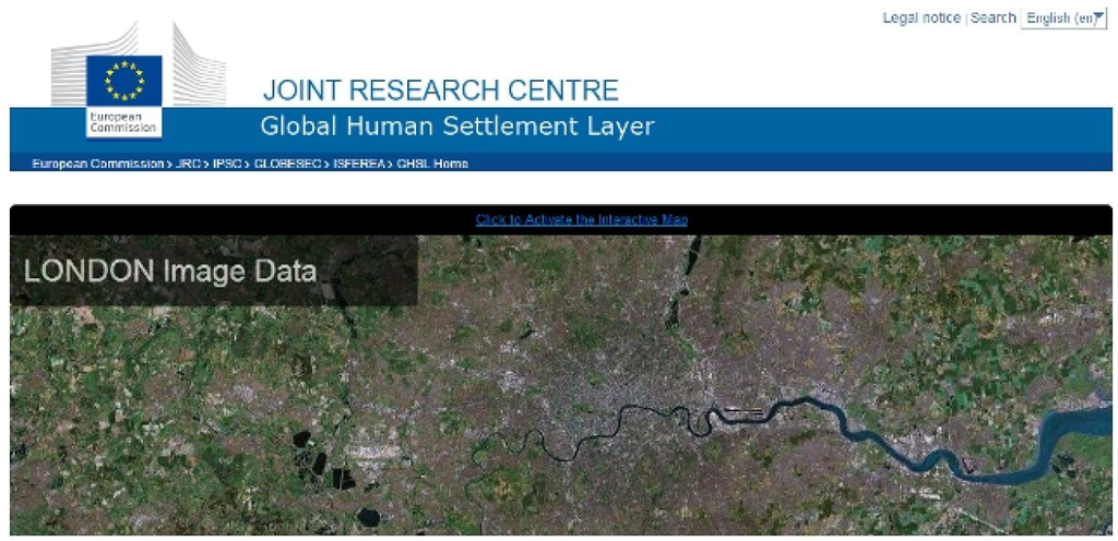 Global Human Settlement Layer - I-GUIDE Platform