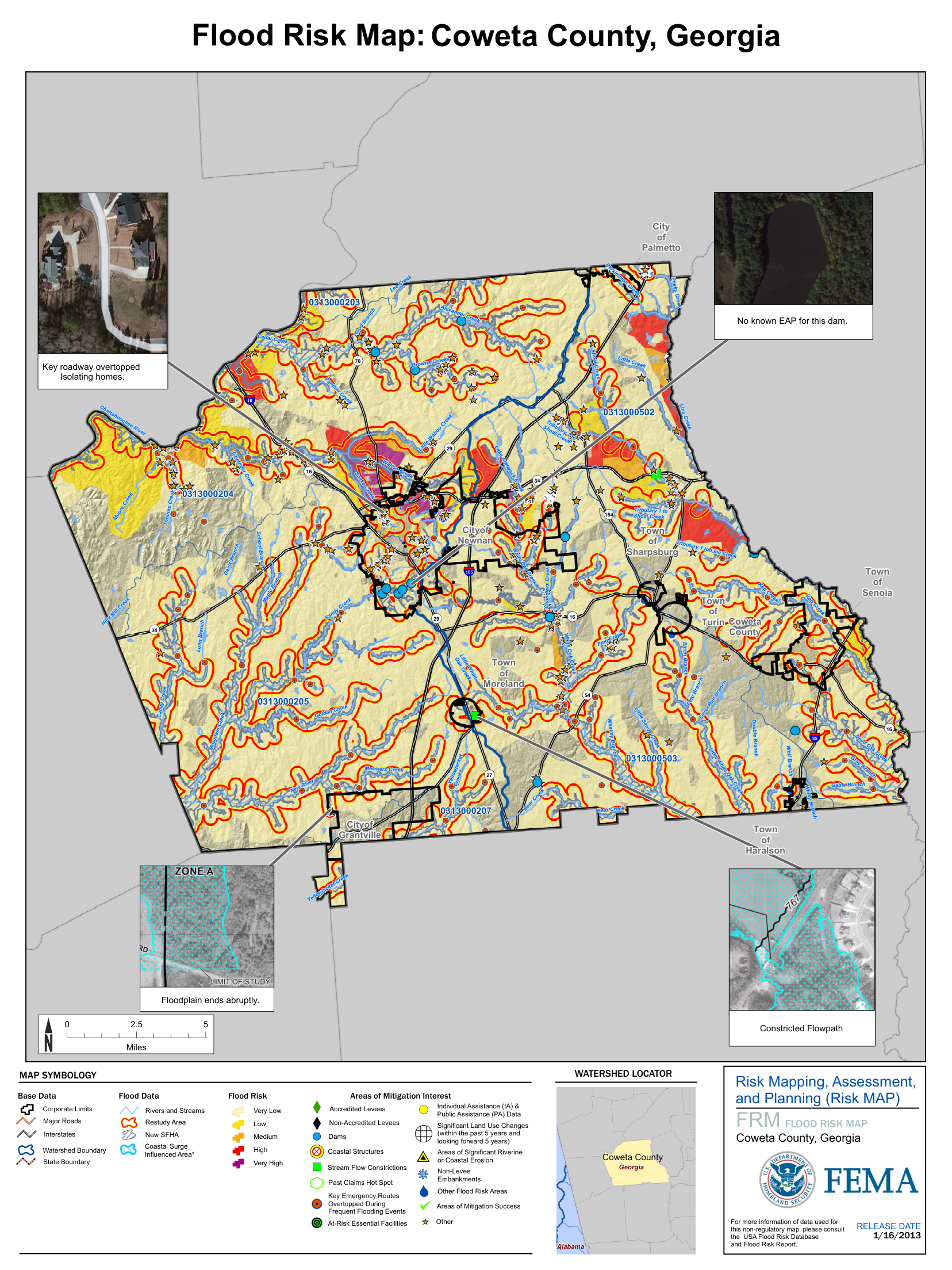 Flood Risk Map: Coweta County, Georgia (FRM_13077C_20140313, 03/13/2014 ...