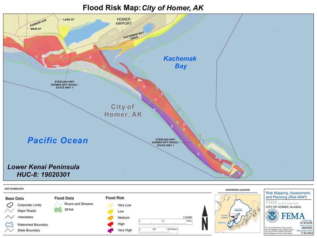 Flood Risk Map: Kenai Peninsula Borough, Alaska (FRM_020107_20140228 ...