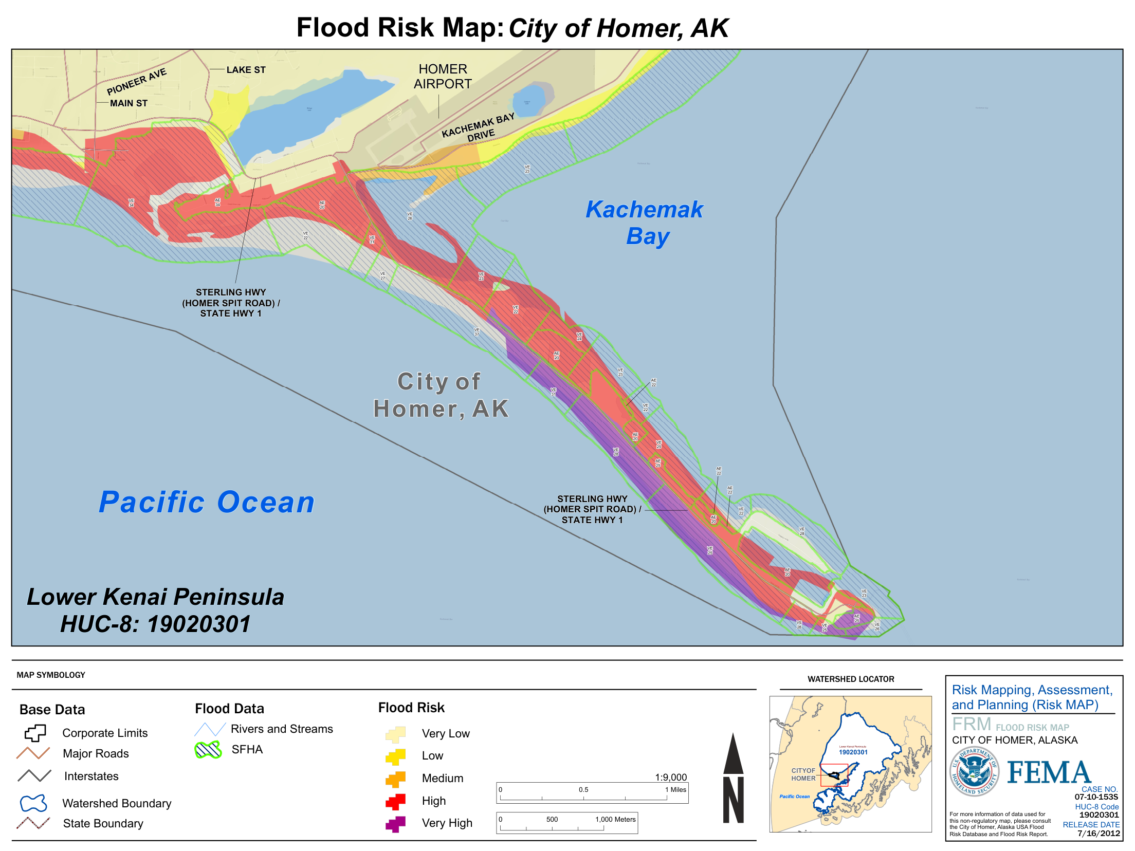 Flood Risk Map: Kenai Peninsula Borough, Alaska (FRM_020107_20140228 ...